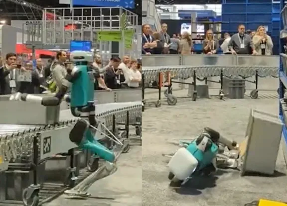 No lo soportó: Robot colapsó después de trabajar más de 20 horas sin ...